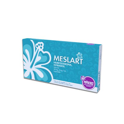 NORETISTERONA/ESTRADIOL 50/5 mg/1 ml, 1 amp, MESLART | Farmasuper